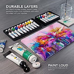 Daler Rowney System3 10-Tube Acrylic Paint Set for Adults - Acrylic Painting Supplies for Artists and Students - Acrylic Paints for Murals Canvas and More - Art Paints for Any Skill Set