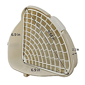 Cage Potty Trainer Corner Litter Box for Small Animals Hamster Rabbit Guinea Pig Ferret Gerbil Chinchilla