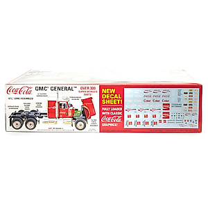 AMT 1976 GMC General Semi Truck Coca Cola Edition 1/25 Scale Model Big Rig Hauler Model Kit, Green (AMT1179)