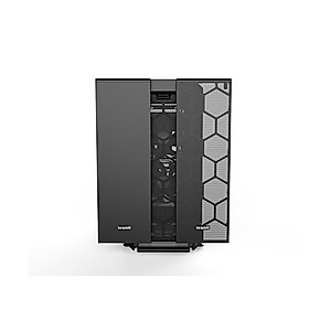 be quiet! Silent Base 802 Window ATX Midi Tower PC Case| 3 Pre-Installed Pure Wings 2 Fans | Sound Insulated | Tempered Glass Window | Black | BGW39