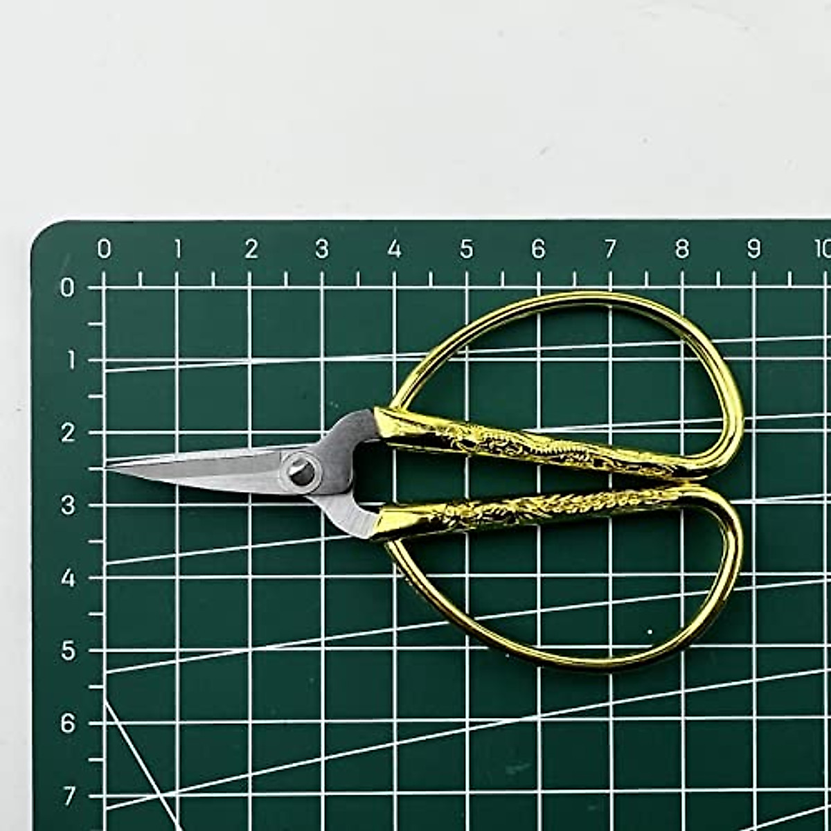 Fengtaiyuan J08A6, Stainless Steel Scissors, Office, Tailor Cutting, golden scissors (J08A6)