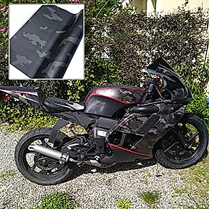 Camouflage Pattern Car Film Wrap,MoreChioce Self-Adhesive Car Protective Film Wrap Sticker PVC DIY Car Body Decorative Stickers for Auto Motorcycle Bike,Yellow,152cmx30cm