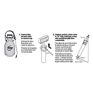 Roundup 181538 Lawn and Garden Sprayer Repair Kit with O-Rings, Gaskets, and Nozzle