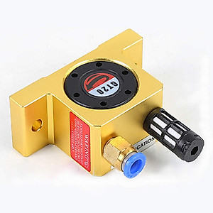 G 1/4'' Pneumatic Turbine Vibrators Silent Golden Industrial Vibrator for Hopper Golden GT-20 Free Muffler