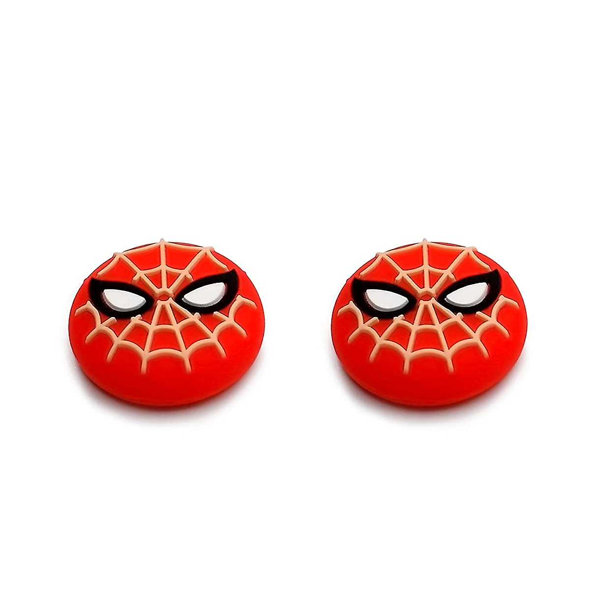 Wogame 2PCS Silicone Analog Thumb Stick Grips Joystick Cover Cap for PS5 PS4 Pro PS3 Controller Thumbstick Cap for Xbox 360 Xbox One Slim X Elite Switch Pro Controller (Spiderman)