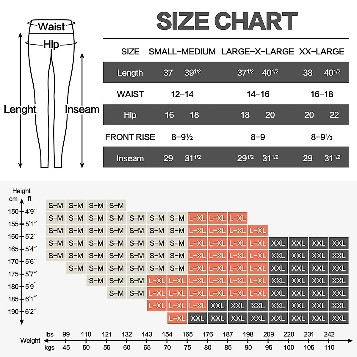 3 Pack High Waisted Leggings for Women Butt Lift Tummy Control Yoga Pants Non See-Through Workout Running Pants