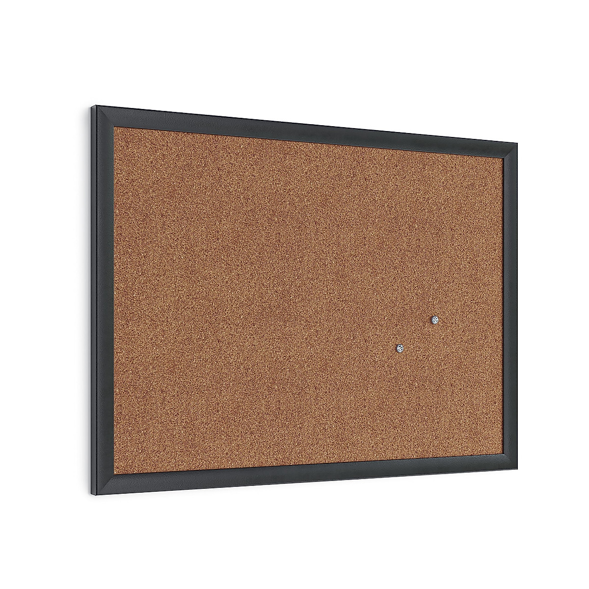 U Brands Cork Bulletin Board, 17" x 23", Black Wood Frame (026U00-01)
