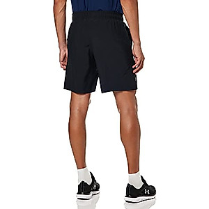 Under Armour Men's Woven Graphic Wordmark Shorts , Black (001)/Pitch Gray , Small