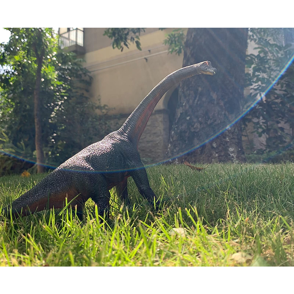 Gemini&Genius Dinosaur Toys Brachiosaurus a Long Neck Dinosaurs Action Figure Birthday Gift and Collection Dino World Model Toys for Kids(Dark Green)