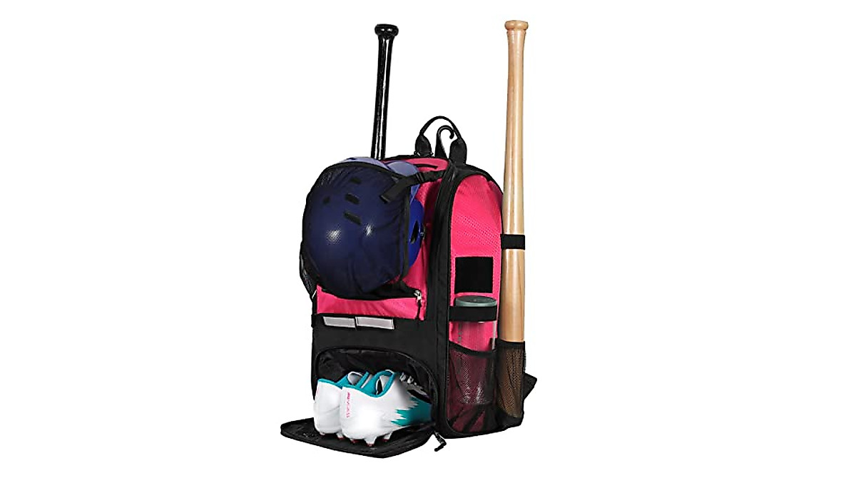 Baseball Softball Bag for Girls and Adults, Baseball Bag with Separate ...