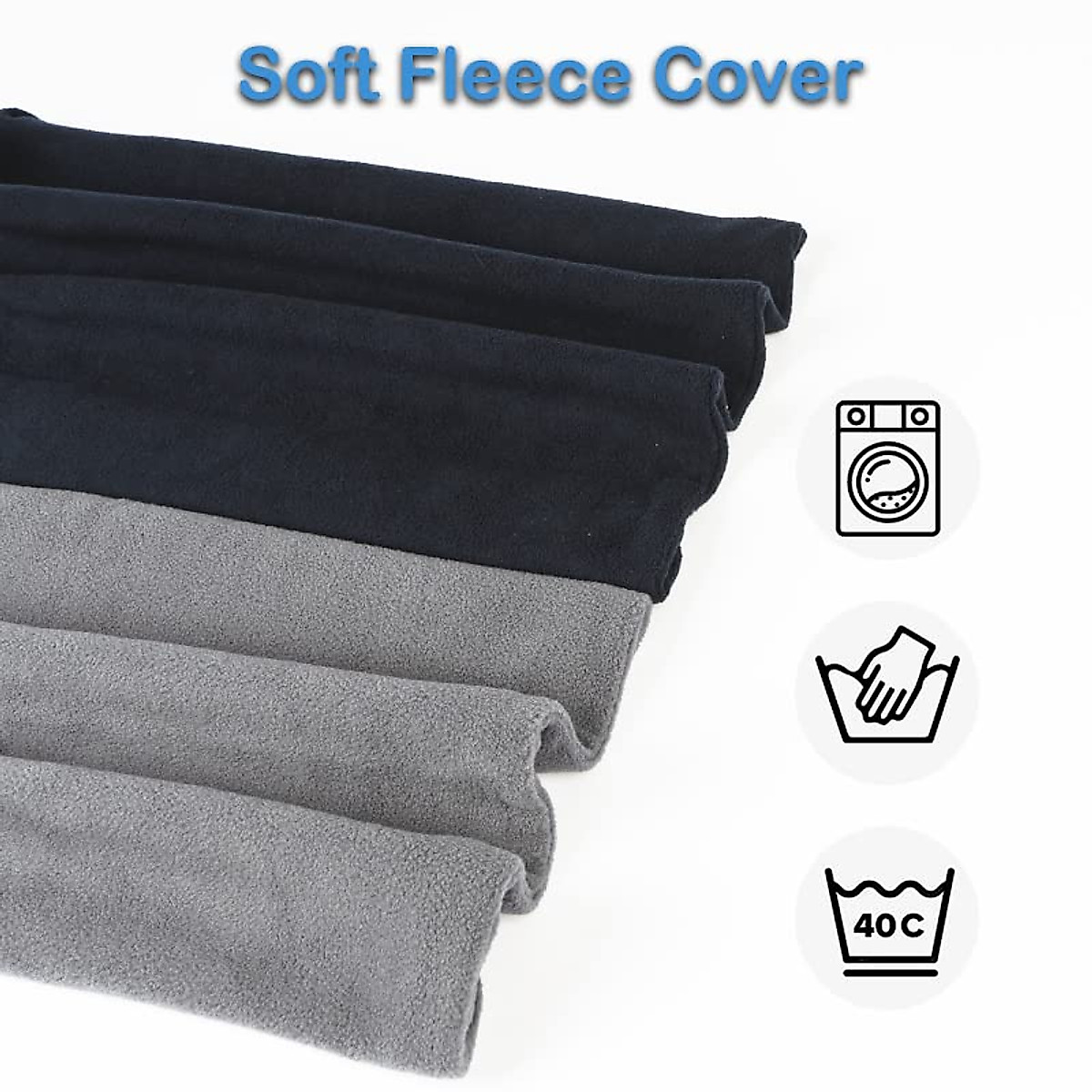 Rormket Pet Heating Pad,9 Adjustable Temperature Electric Dog Cat Heating Pad with 3 Adjustable Timer Auto Power Off,Indoor Warming Mat Waterproof,Free Brush (Claw Gray)