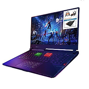 ASUS ROG Strix Scar 15 VR-Ready Gaming Laptop, 15.6”300Hz IPS FHD, AMD Ryzen 9 5900HX (4.60GHz 8 core), RGB Backlit KB, GeForce RTX 3080 (130W), Win 10, w/ Accessories (64GB RAM | 4TB PCIe SSD)