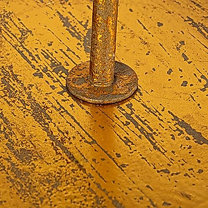 Decorative Agate Stone Slice on Metal Stand