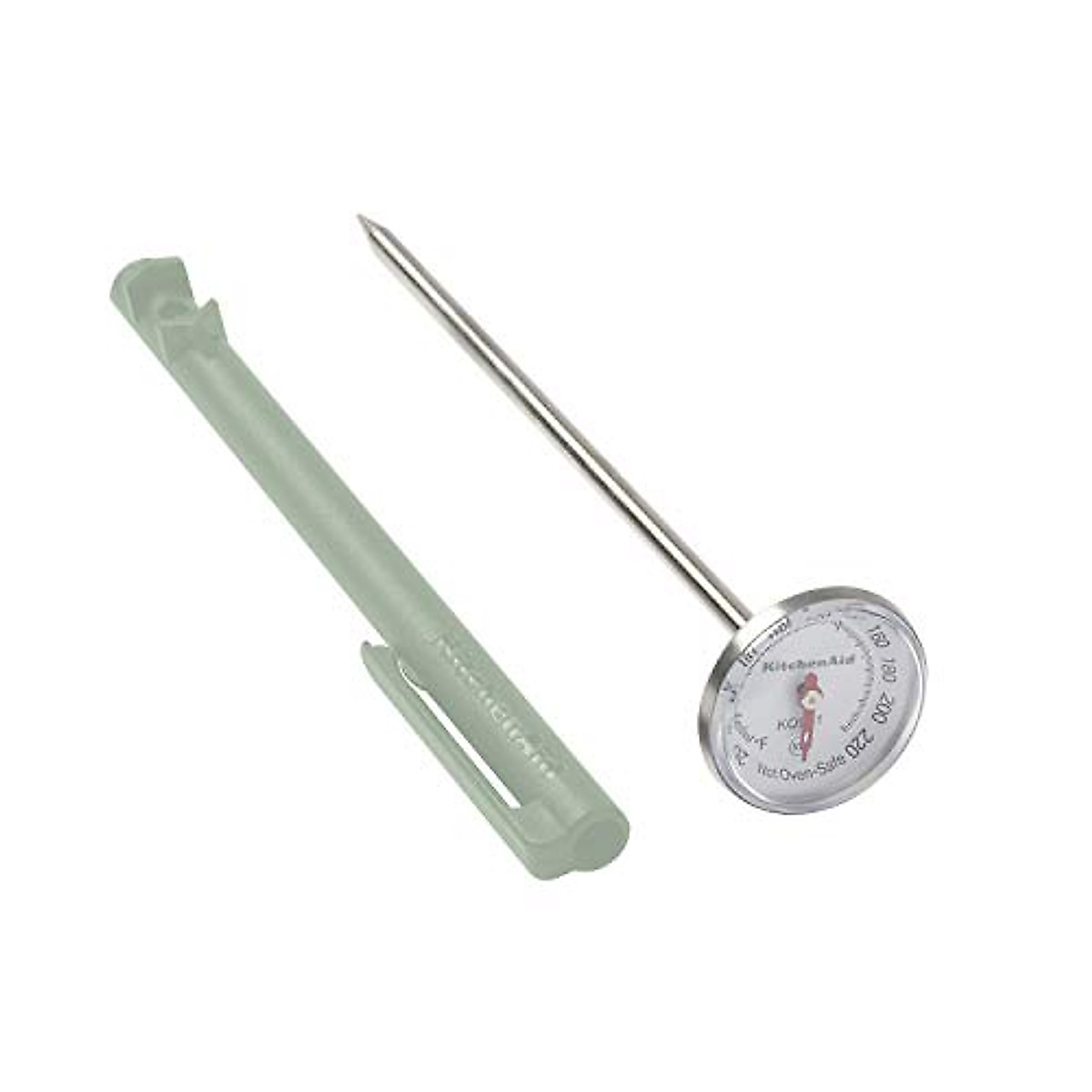 KitchenAidKQ901 Instant Read Food Thermometer for Kitchen or Grill, TEMPERATURE RANGE: 20F to 220F, 1 Inch Dial, Pistachio