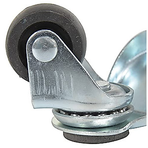 Vestil LEG-D-4PK Leg Dolly, 200 lb. Capacity, 6-3/8" x 5-3/4", Silver (Pack of 4)