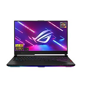 Asus 2022 New ROG Strix Premium Gaming Laptop: 17.3" FHD 144Hz IPS Display, AMD Gaming 8-Core Ryzen 9-5900HX, 32GB RAM, 1TB SSD, 4GB GeForce RTX 3050Ti, WiFi-6, Backlit-KYB, USB-C, Win10H, TF