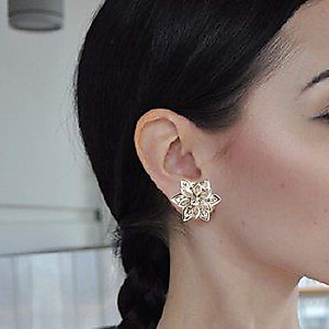 KUBOOZ Fashion Colorful Dream Flower Elegant Ear Plugs Tunnels Gauges Stretcher Piercings Jewelry