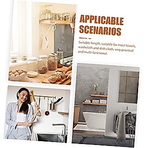 EVANEM Rotating Towel Rail Wall Mounted Hooks Swivel Towel Rack Wall Mounted Clothes Rack Bathroom Towel Hook Towel Rack for Bathroom Coat Hanger Bathroom Swing Arm Towel Bar Towel Rod