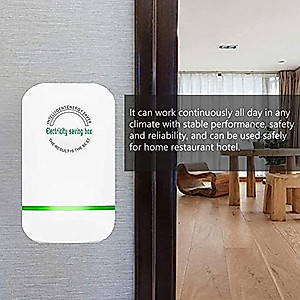 Duvik Power Saver,Energy Saver,Household Power Saver,Electricity Saving Box Household Office Market Device Electric Smart US Plug 90V-250V 30KW,White,4 Pack