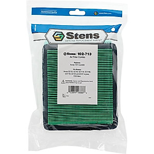 Stens New Air Filter Combo 102-713 Compatible with Honda GC135, GC160, GCV135, GCV160, GCV190, GX100 and GXV57 Engines, F220 tillers, Bomag BT60 17211-ZE8-000, 17211-ZL8-000, 17211-ZL8-003