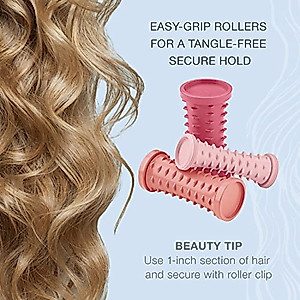 Conair Compact Multi-Size Hot Rollers, Coral
