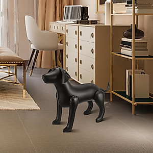 Mobestech Costumes Inflatable Dog Clothes Display Model Dog Party Decorations Self Standing Inflatable Dogs Dog Mannequin Inflatable Dog Clothing Model Stage Prop Toy PVC Pet