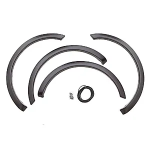 Lund SX312T Elite Series Black Sport Style Textured Front and Rear Fender Flare - 4 Piece