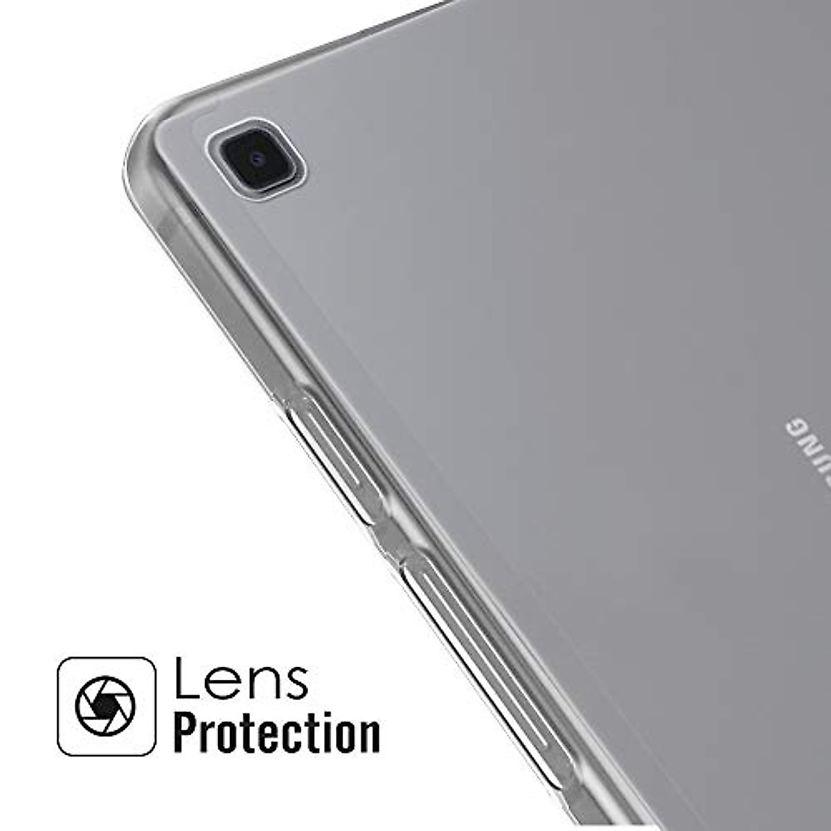 Zeking Samsung Galaxy Tab A7 Case 10.4 Inch (SM-T500 / T505 / T507) Case, Crystal Clear TPU Rubber Soft Skin Silicone Protective Case for 10.4 Inch Samsung Tab A7 Tablet (2020)/Tab A7 (2022)