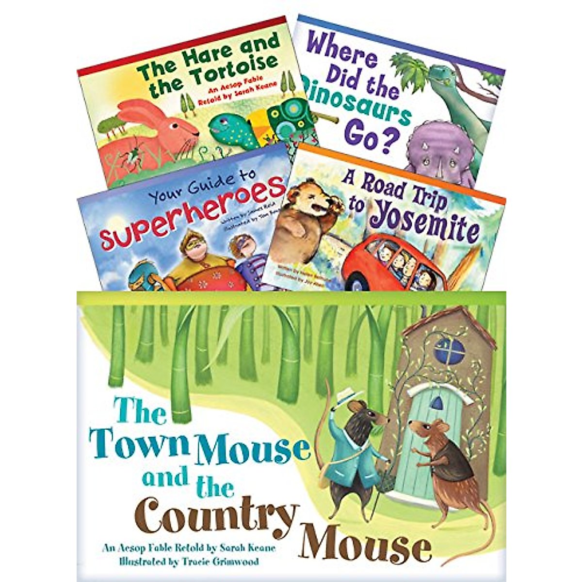 Teacher Created Materials - Classroom Library Collections: Literary Text Readers Set 2 - 10 Book Set - Grade 2 - Guided Reading Level I - M