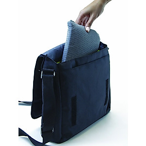 The ComfortMakers Lumbar Support, Universal, Self-Adjustable, Ergonomic Back Support, Office, Car, Airplane, Made in the USA, Washable, Gray (92041)