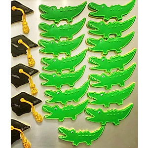 Cute Alligator Cookie Cutter, 5" Made in USA by Ann Clark