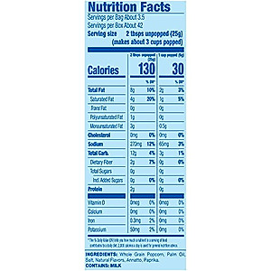 Pop Secret Popcorn, Movie Theater Butter, 3.2 Ounce Microwave Bags, 12 Count Box (Pack of 4)