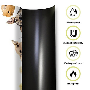 Dishwasher Magnet Cover Set of Farm Animals Magnetic Refrigerator Stickers Decorative Appliance Cover Fridge Panels Metal Door Garage 23x26in