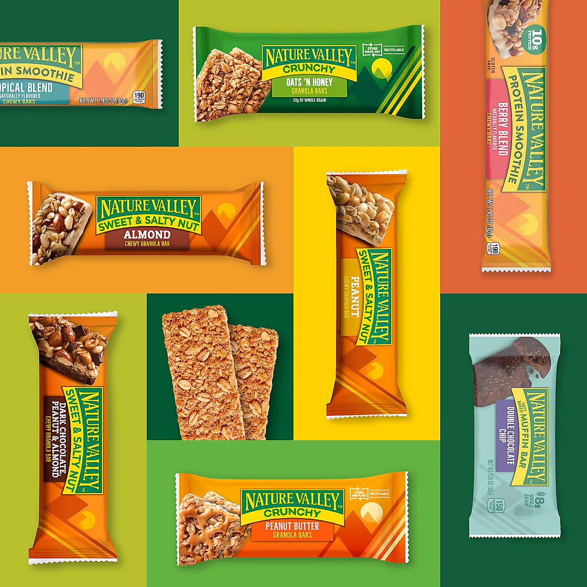 Nature Valley Strawberry Crispy Creamy Wafer Bars, Made With Whole Grain, 5 Bars, 6.5 oz Box