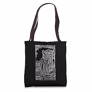 Tarot Cards Queen of Pentacles Occult Design Gift Tote Bag