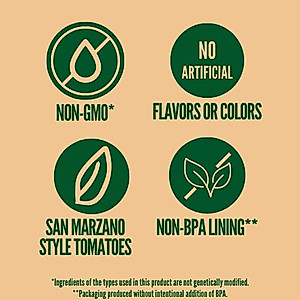 Contadina San Marzano Style Crushed Tomatoes, 28 oz (Pack of 6 Cans)