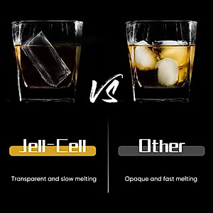 Crystal Clear Ice Cube Maker - Make 6 Large Ice Cubes Upgrade 4x1.6x2inch Clear Ice Cube Tray BPA-free Silicone for Gifts,Cocktail,Whiskey,Bourbon Drink