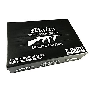 Apostrophe Games Mafia The Party Game Deluxe Edition – A Game of Lying, Bluffing and Deceit– Card Game, Adults and Teens – Board Game