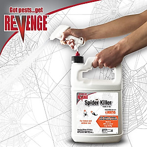 Bonide Revenge Spider Killer, 128 oz Ready-to-Use Spray, Long Lasting Odorless for Formula for Indoors and Outdoors