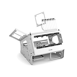 Praxis WetbenchSX Open Air Computer Test Bench Pro - Angled Edition - White