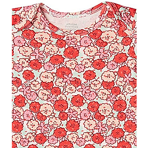 Amazon Essentials Unisex Babies' Cotton Layette Outfit Sets, Pack of 6, Multicolor/Floral/Strawberries, 12 Months