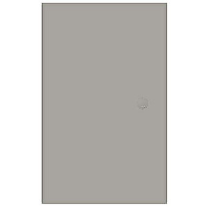 Ketcham 715K - 9" W x 15" H Lockable Series Surface Mounted Bright Annealed Stainless Steel Framed Mirror Medicine Cabinet