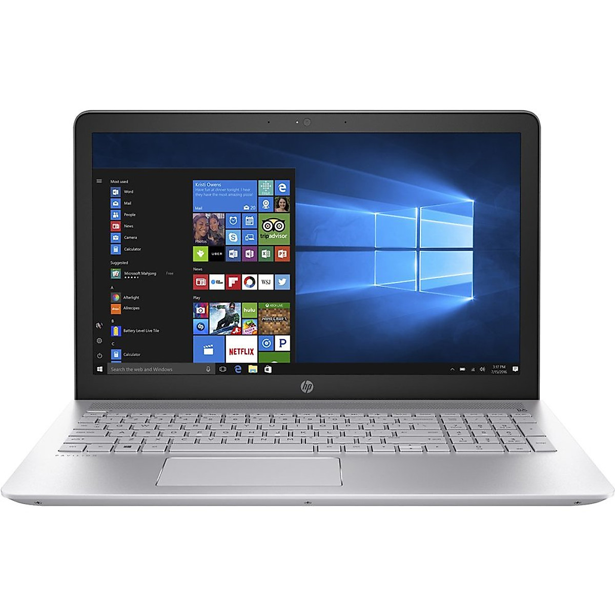 HP 2017 Pavilion Business Flagship Laptop PC 15.6" FHD Display Intel 8th Gen i7-8550U Quad-Core Processor 8GB DDR4 RAM 2TB HDD 4GB NVIDIA GT940MX Graphics Backlit-Keyboard B&O Audio Windows 10