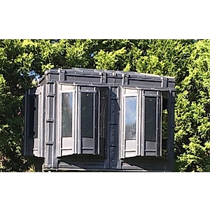 Hughes HP-67010 Hunting Ground 4x8 The Lodge Box Blind W Window Kit (No Stand)