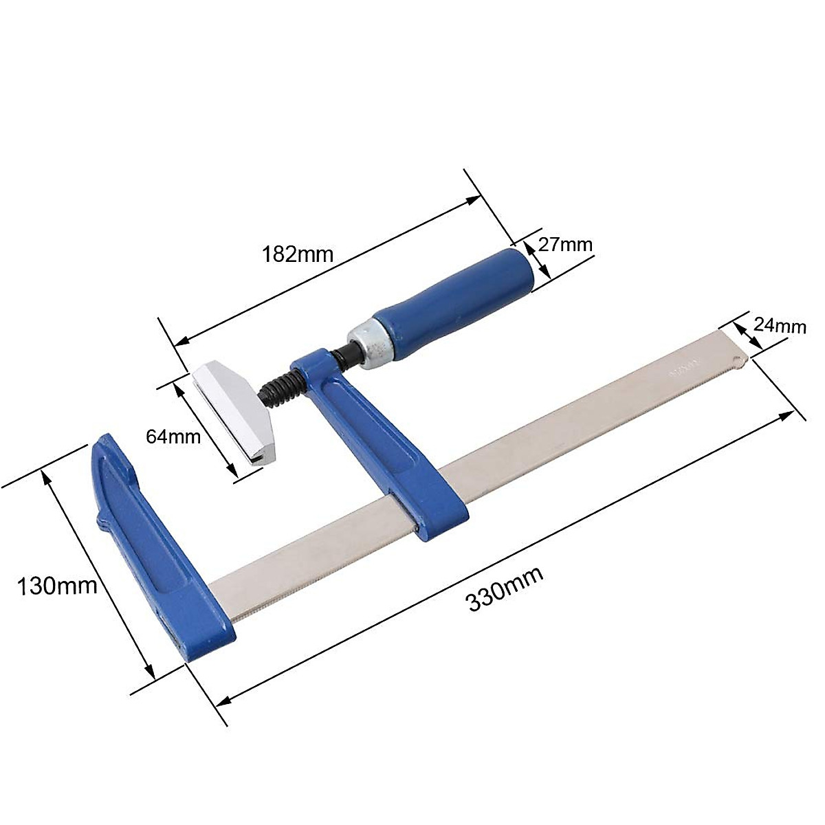 Guitar Metal Fret Press Tool Insert Luthier Fretting Tool with Wooden Cauls