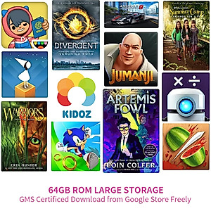 COLORROOM 2024 New 2 in 1 Tablet PC, 10inch Android 13 Tablet with Keyboard, 8GB+128GB, Case, Mouse, Stylus, Quad Core 2.0GHz, HD Touch Screen, Dual Camera, Dual Wi-Fi 6, Bluetooth, Tableta PC