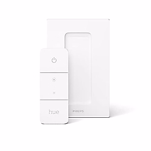 Philips Hue Smart Dimmer Switch with Remote (Requires Hue Hub, Installation-Free, Smart Home, Exclusively for Philips Hue Smart Bulbs)