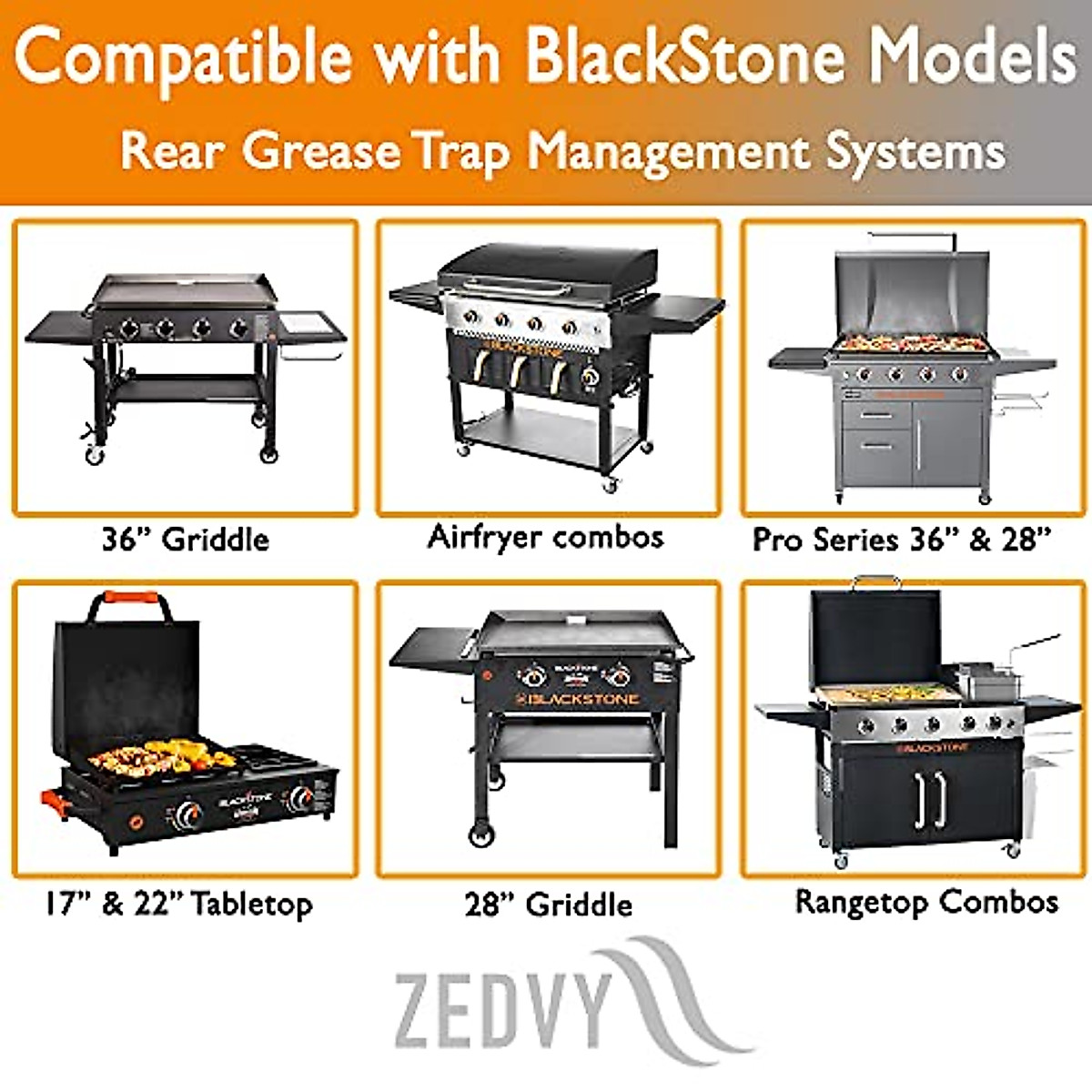 ZEDVY (30 Pack) Drip Pans Compatible with Blackstone Grills for 36 Inch l 30 Inch l 28 Inch l 22 Inch l 17 Inch Griddle l Rear Grease Cup Liners l Blackstone Griddle Accessories