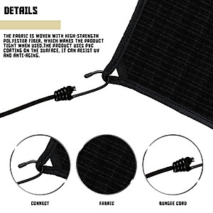 TANG Outside Winter AC Unit Cover 28"x28" Outdoor Air Conditioner A/C Unit Compressor Cover Keep Out Leaves with Bungee Cords