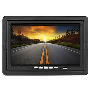 WickedHD WRC-LCD 7 Inch High Resolution Rotating Color TFT LCD Display Monitor with Remote Control and Mounting Bracket